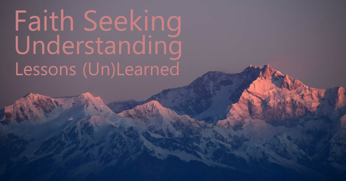 Faith Seeking Understanding 5 | Sermons | Otter Creek